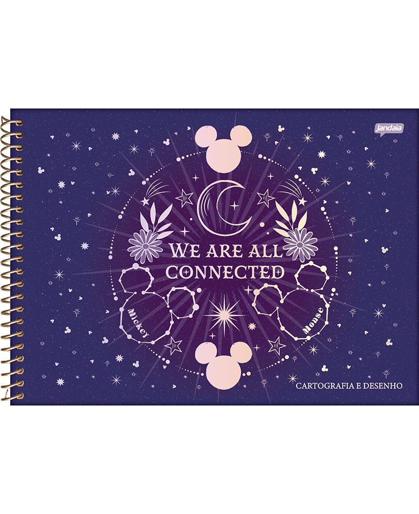 CADERNO CARTOGRAFIA – MICKEY ARTS MAGIC – Jandaia