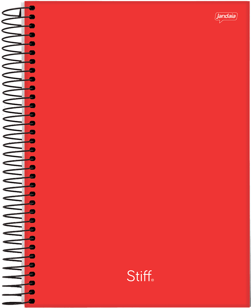 CADERNO ESPIRAL 1/4 – STIFF SLIM – Cadernos Jandaia