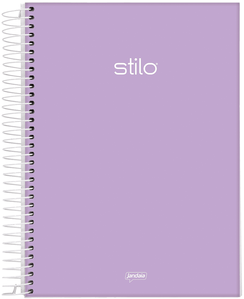CADERNO ESPIRAL 1/4 – STILO – Cadernos Jandaia