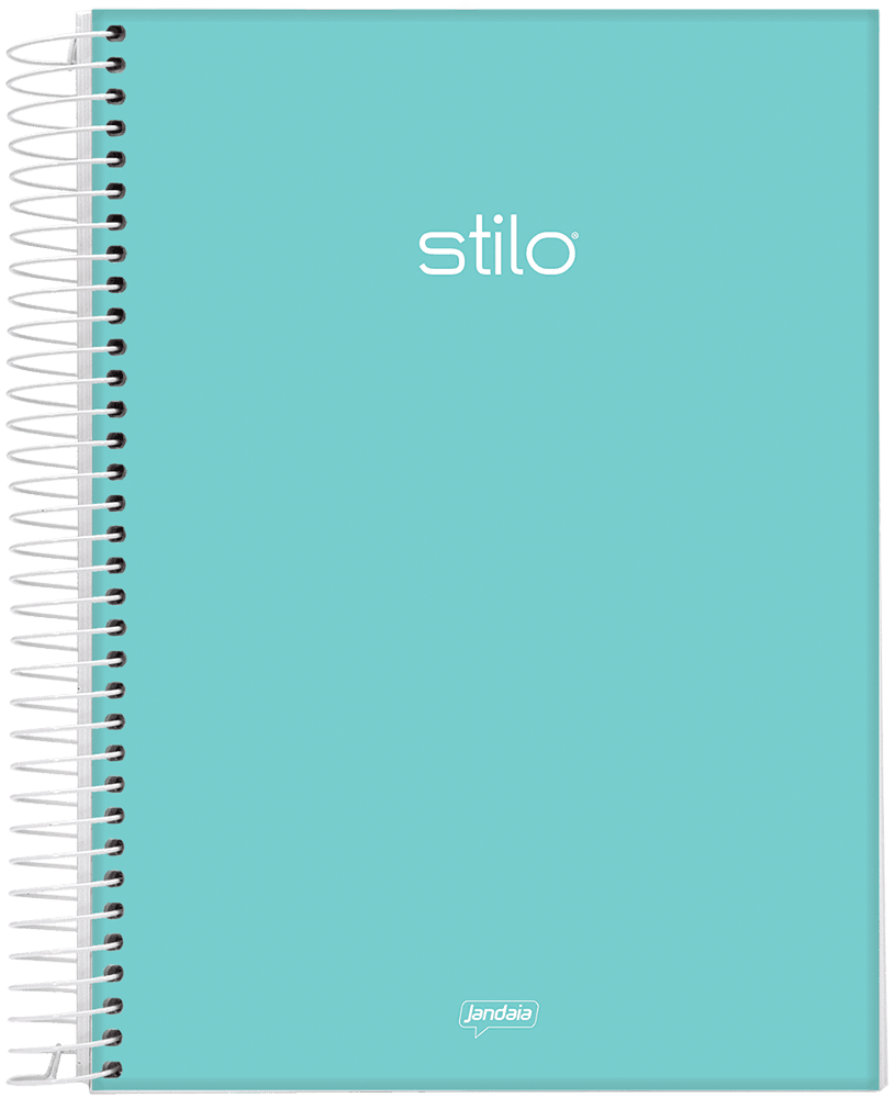 CADERNO ESPIRAL 1/8 – STILO – Jandaia