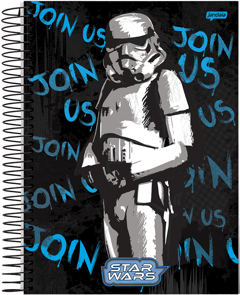 CADERNO ESPIRAL UNIVERSITÁRIO – STAR WARS – Jandaia