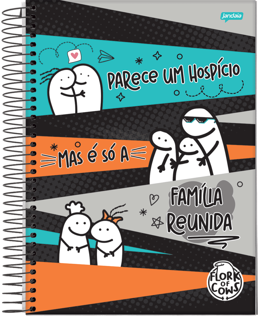 CADERNO ESPIRAL UNIVERSITÁRIO – FLORK – Cadernos Jandaia